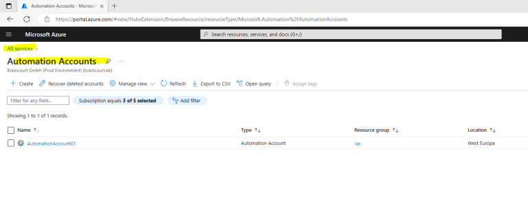 Infrastructure as Code (IaC) – Part 4 – Azure Automation State - .matrixpost.net