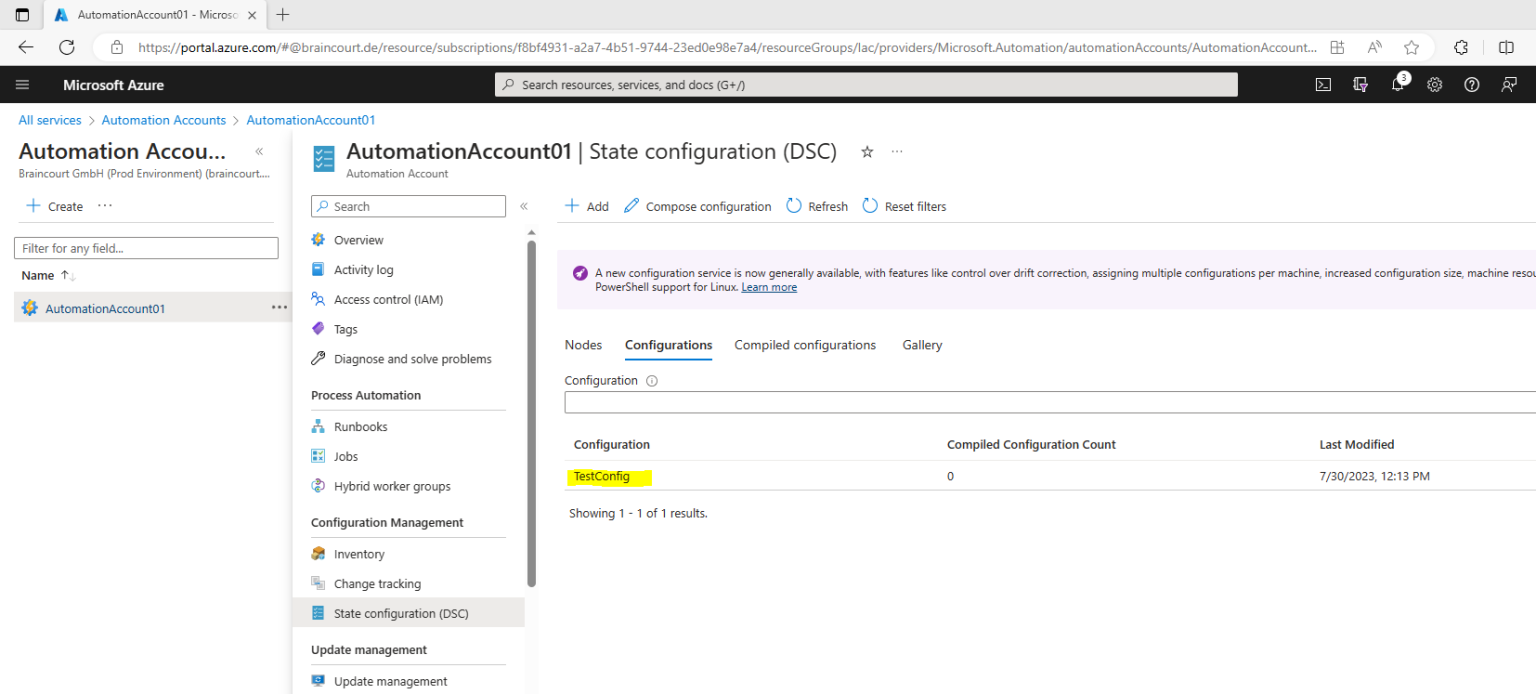 Infrastructure as Code (IaC) – Part 4 – Azure Automation State - .matrixpost.net
