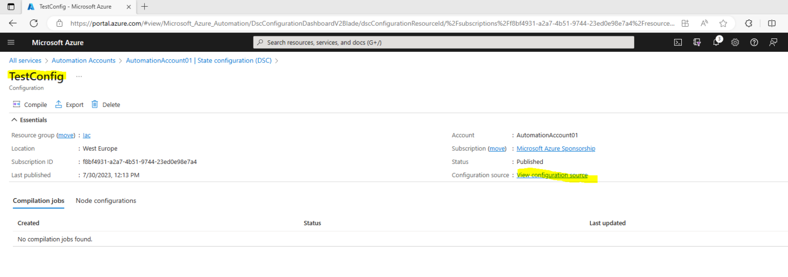Infrastructure as Code (IaC) – Part 4 – Azure Automation State - .matrixpost.net