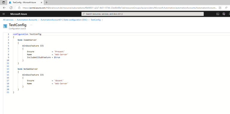 Infrastructure as Code (IaC) – Part 4 – Azure Automation State - .matrixpost.net