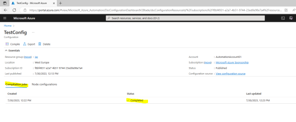 Infrastructure as Code (IaC) – Part 4 – Azure Automation State - .matrixpost.net