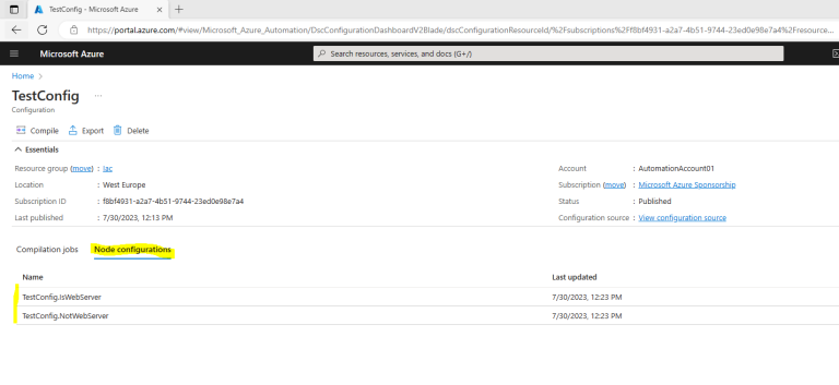 Infrastructure as Code (IaC) – Part 4 – Azure Automation State - .matrixpost.net