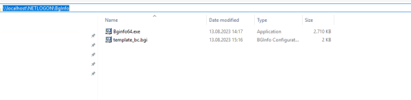 Set up and deploy BgInfo from Sysinternals in your Network - .matrixpost.net