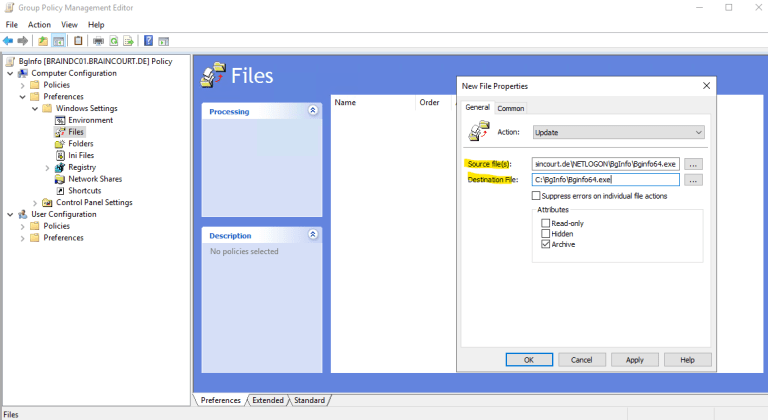 Set up and deploy BgInfo from Sysinternals in your Network ...