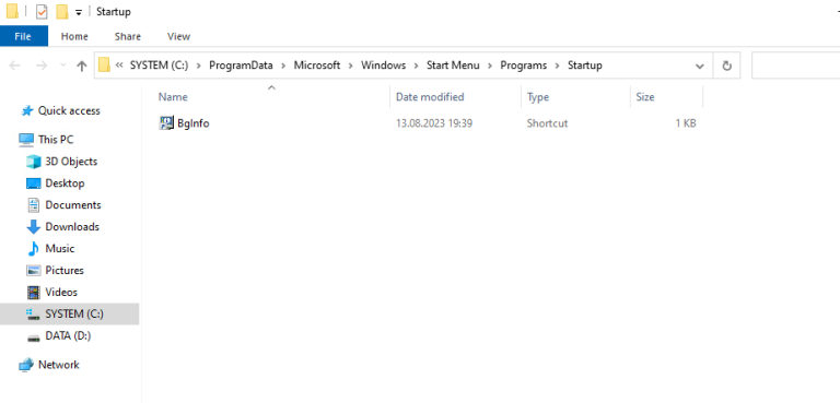 Set up and deploy BgInfo from Sysinternals in your Network - .matrixpost.net