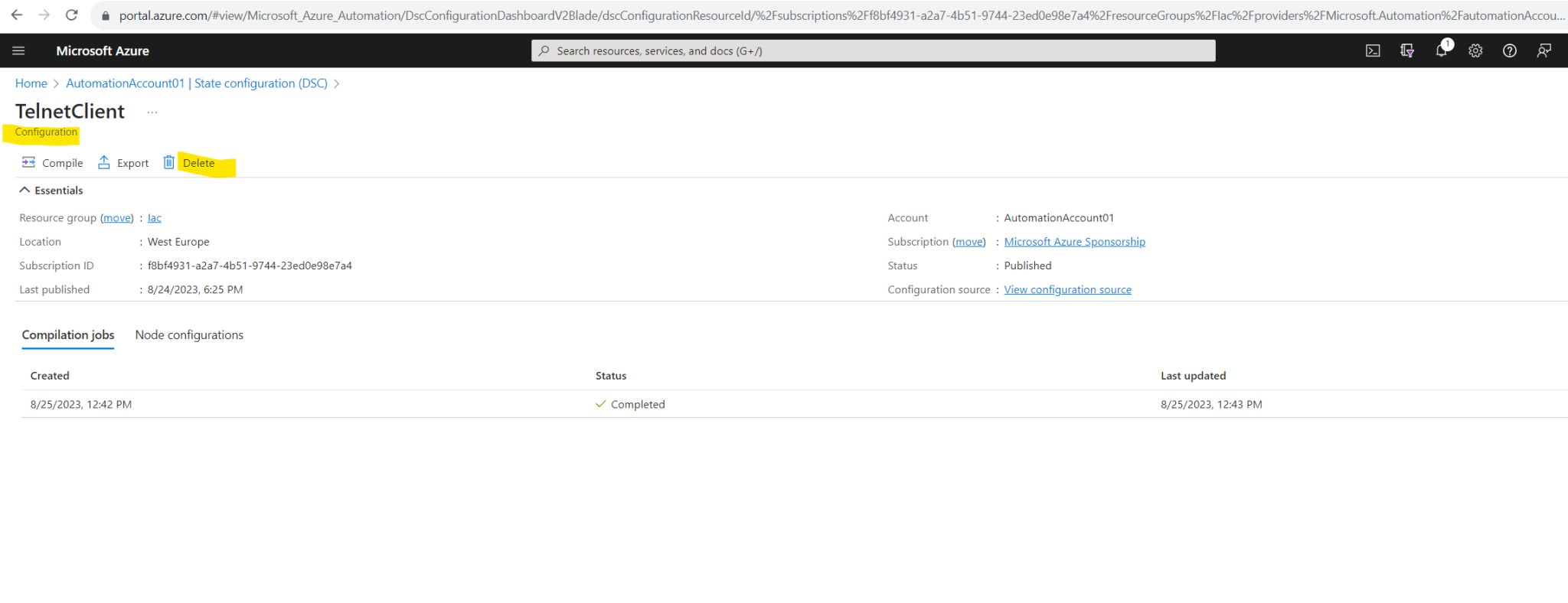 Infrastructure as Code (IaC) – Part 4 – Azure Automation State - .matrixpost.net