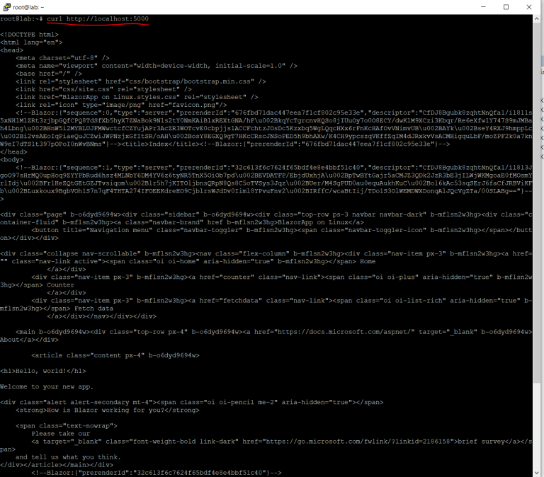 Running Blazor Server Web App on Linux and Apache - .matrixpost.net