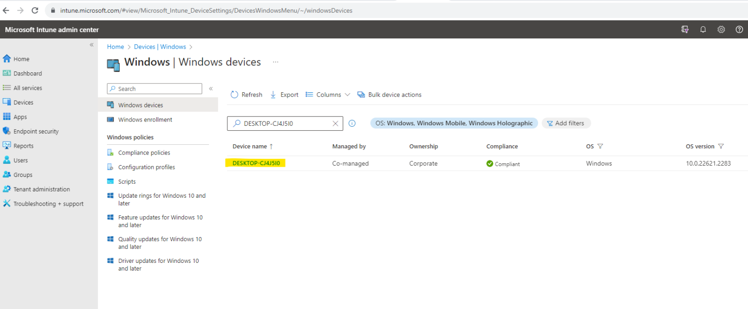 Change Display Name in Azure for Azure AD joined Computers - .matrixpost.net