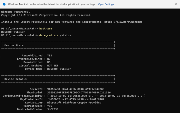 Change Display Name in Azure for Azure AD joined Computers - .matrixpost.net