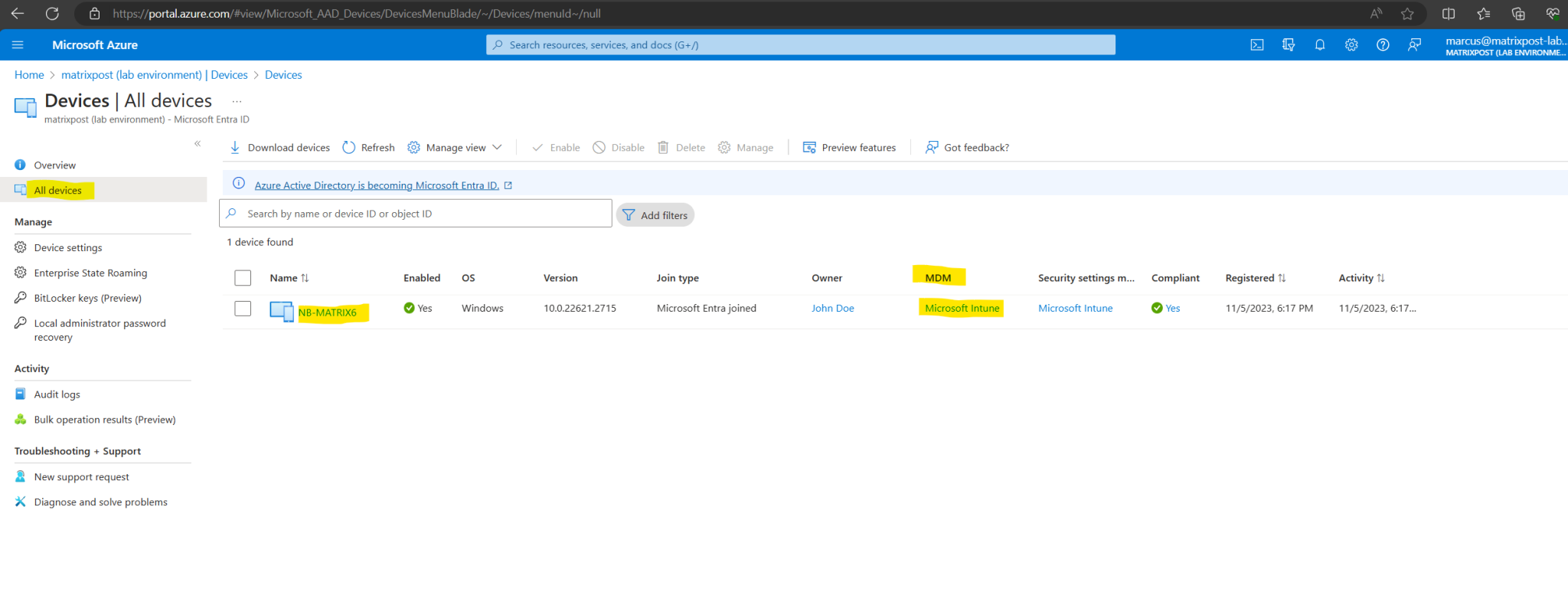 How to enroll already Microsoft Entra joined (former Azure AD joined ...
