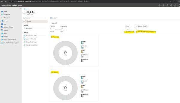 Set up and deploy BgInfo from Sysinternals by using Microsoft Intune - .matrixpost.net