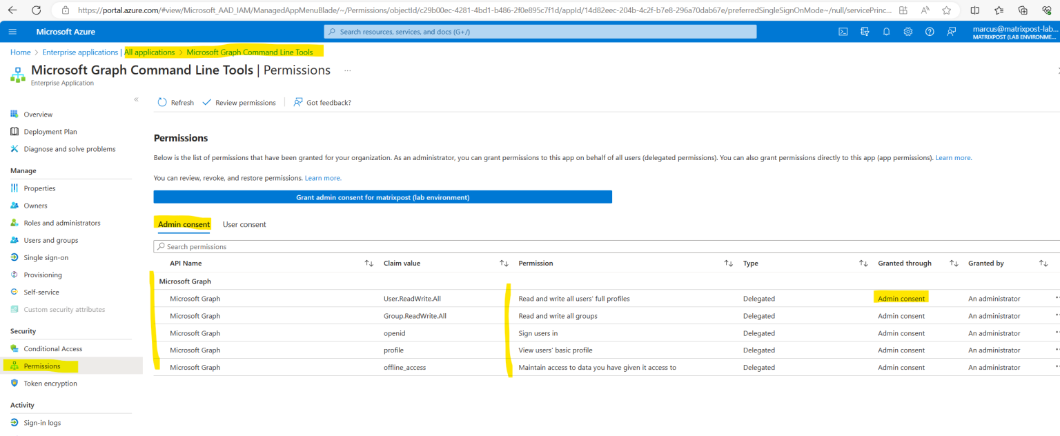 Microsoft Graph PowerShell - .matrixpost.net