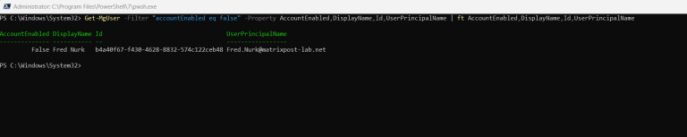 Microsoft Graph PowerShell - .matrixpost.net