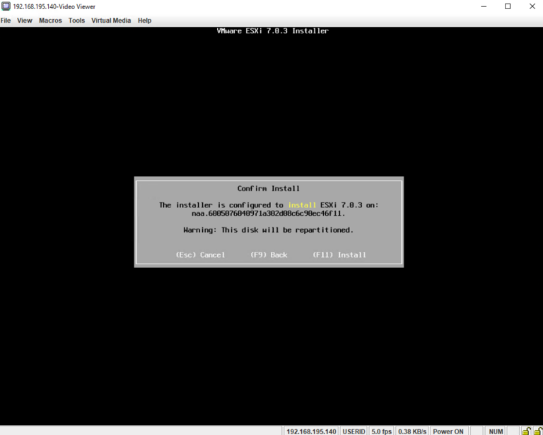 Set up and Configure a VMware ESXi Host – Part 1 - .matrixpost.net