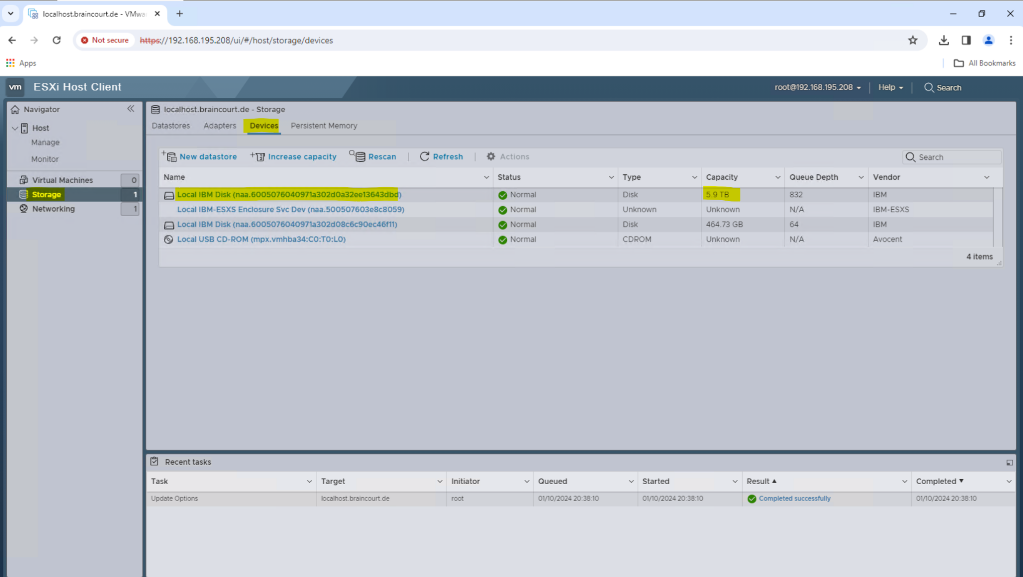 Set up and Configure a VMware ESXi Host – Part 2 - .matrixpost.net