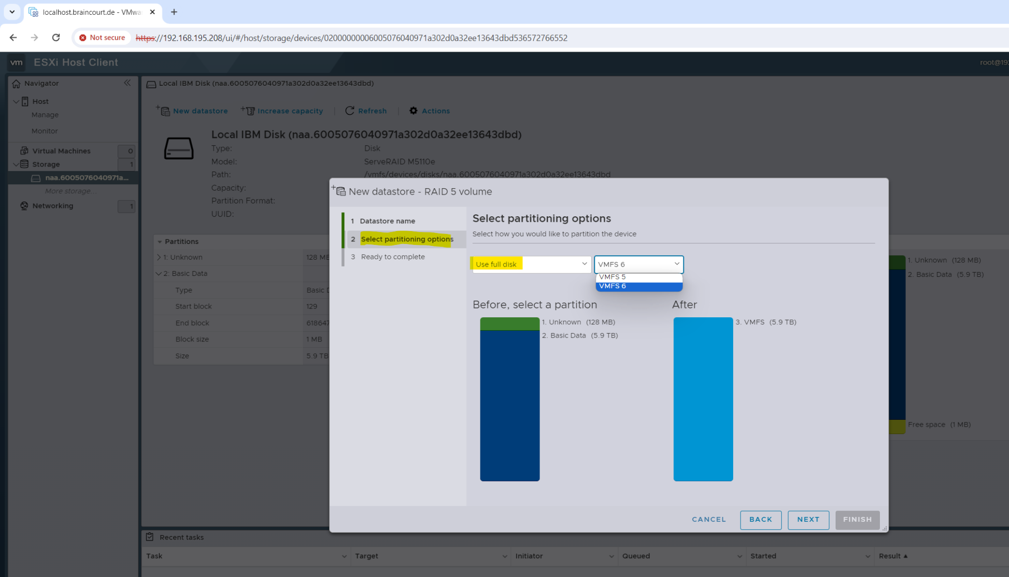 Set up and Configure a VMware ESXi Host – Part 2 - .matrixpost.net