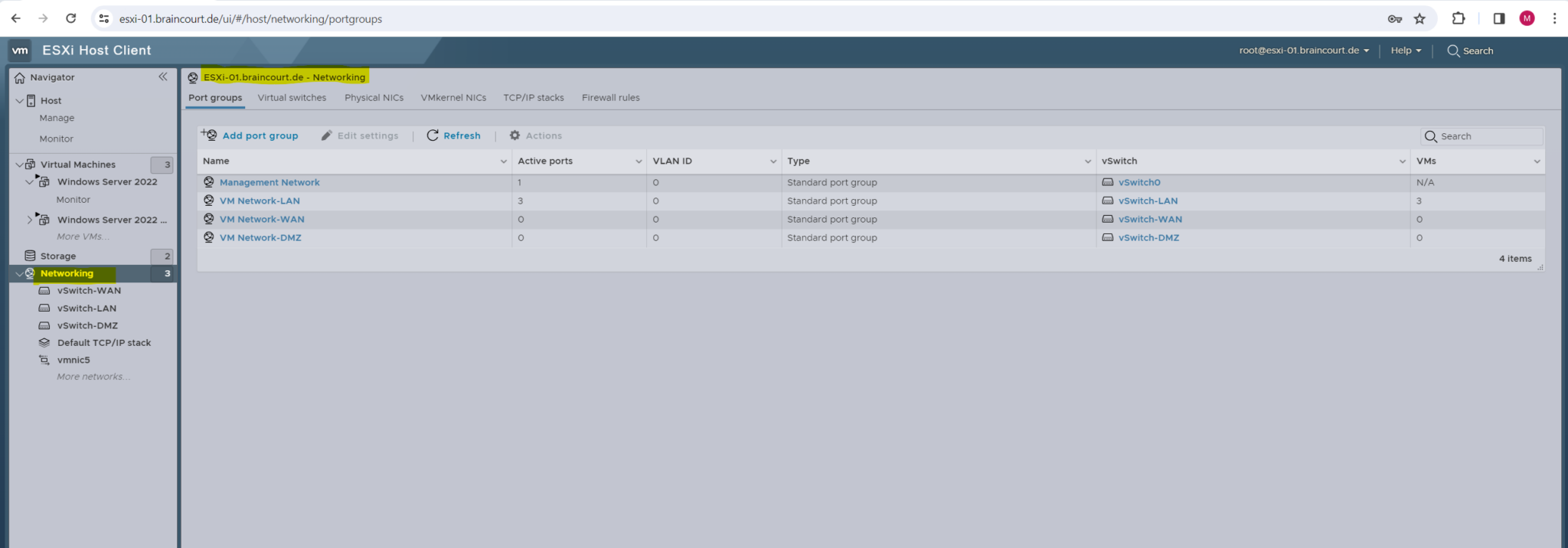 Set up and Configure a VMware ESXi Host – Part 2 - .matrixpost.net