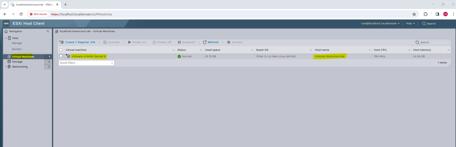 Set up a VMware vSphere Environment – Part 1 - .matrixpost.net