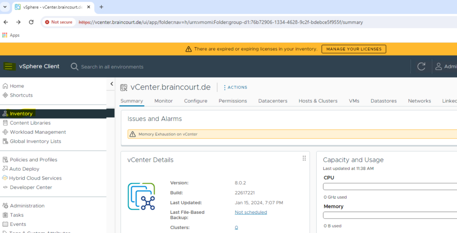 Set up a VMware vSphere Environment – Part 2 - .matrixpost.net