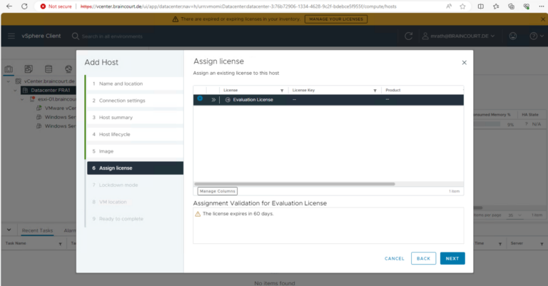 Adding and Configuring a new ESXi Host in vSphere (vCenter server) - .matrixpost.net