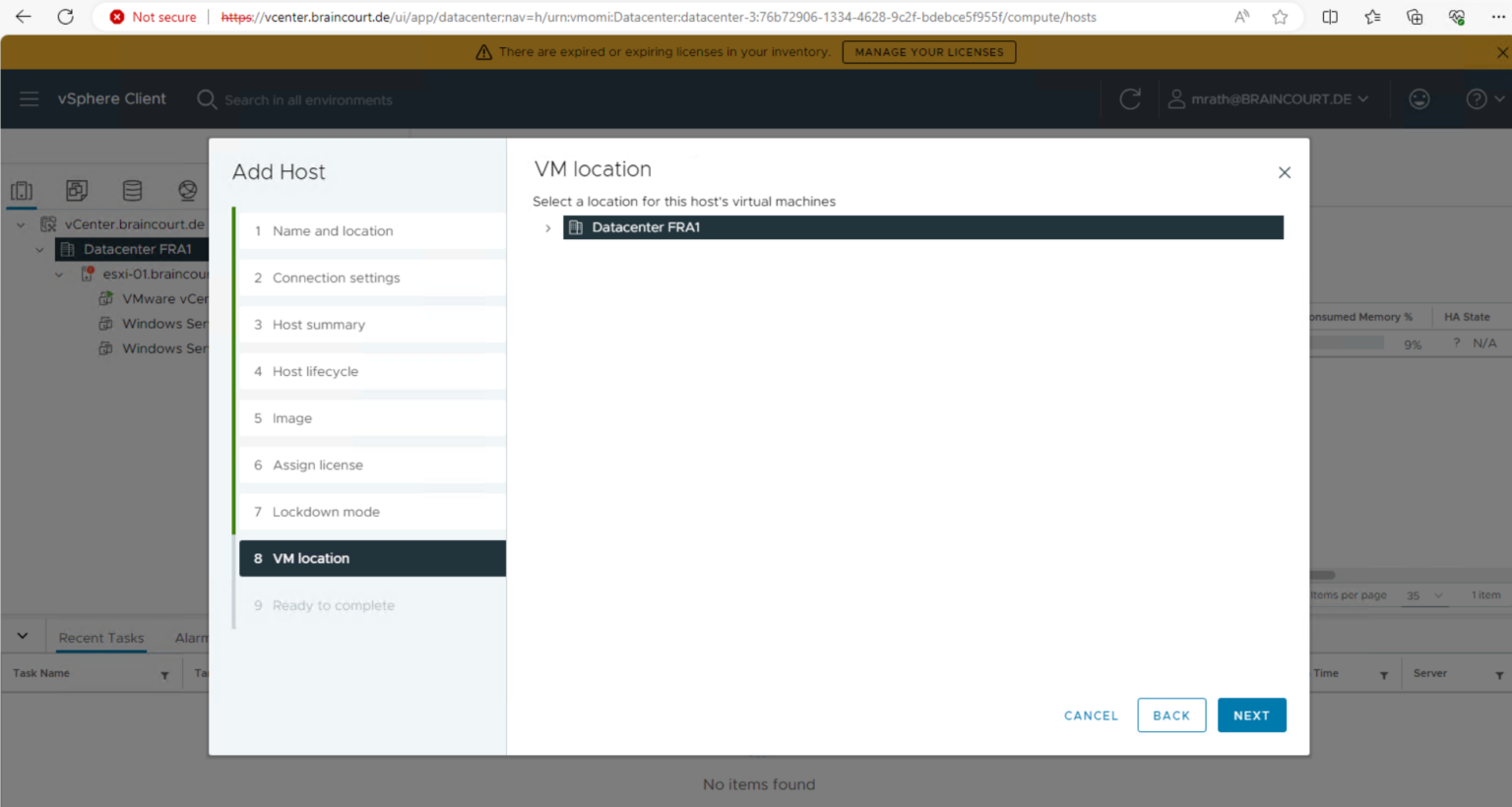 Adding and Configuring a new ESXi Host in vSphere (vCenter server) - .matrixpost.net