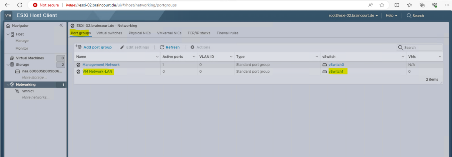 Adding And Configuring A New Esxi Host In Vsphere Vcenter Server