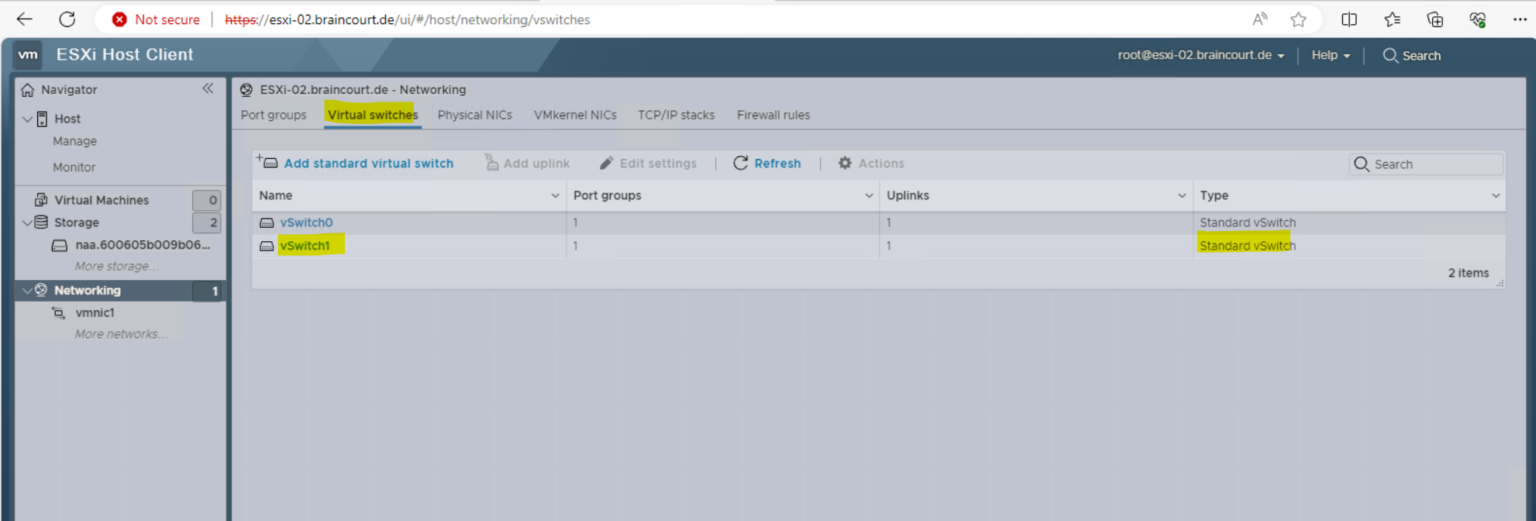 Adding And Configuring A New Esxi Host In Vsphere Vcenter Server