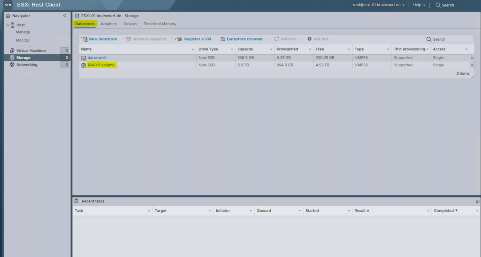 Set up and Configure a VMware ESXi Host – Part 2 - .matrixpost.net