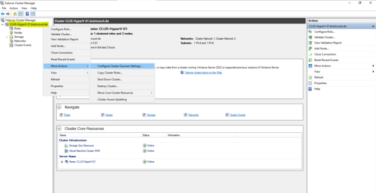 How to Set up a Microsoft Hyper-V Cluster - .matrixpost.net