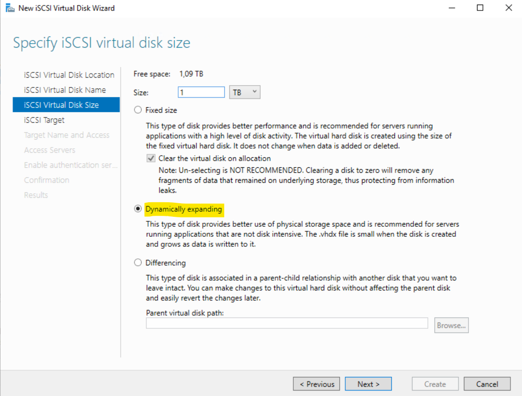 Set Up iSCSI Virtual Disks as Shared Storage for an ESXi Host Cluster ...