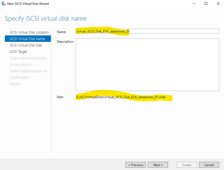 Set Up iSCSI Virtual Disks as Shared Storage for an ESXi Host Cluster - .matrixpost.net