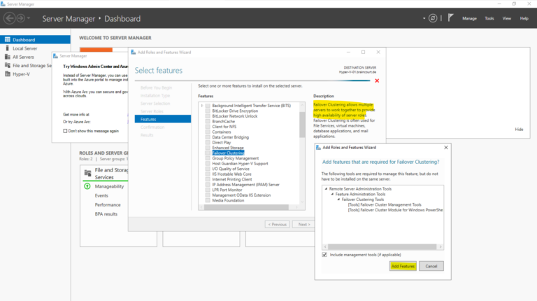 How to Set up a Microsoft Hyper-V Cluster - .matrixpost.net