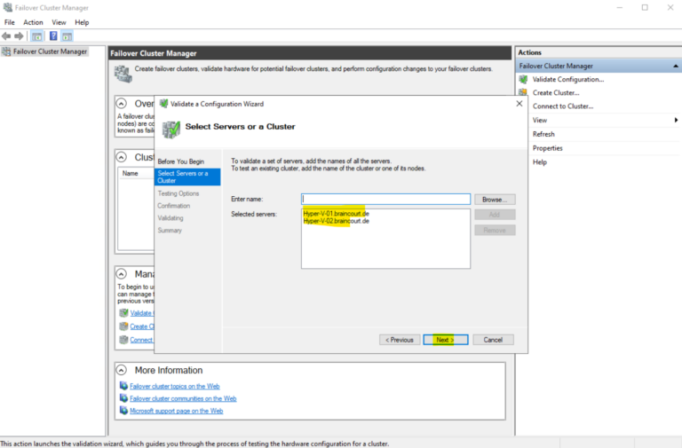 How to Set up a Microsoft Hyper-V Cluster - .matrixpost.net