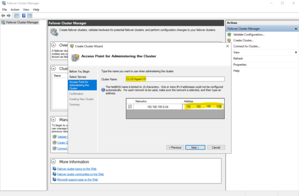 How to Set up a Microsoft Hyper-V Cluster - .matrixpost.net