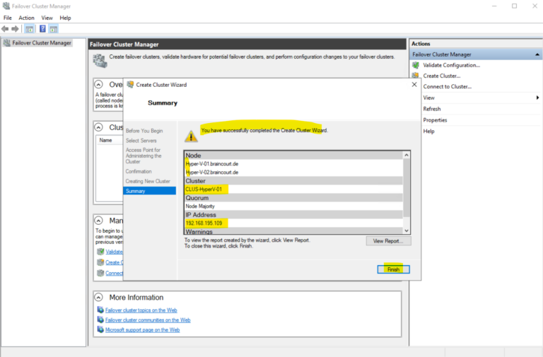 How to Set up a Microsoft Hyper-V Cluster - .matrixpost.net