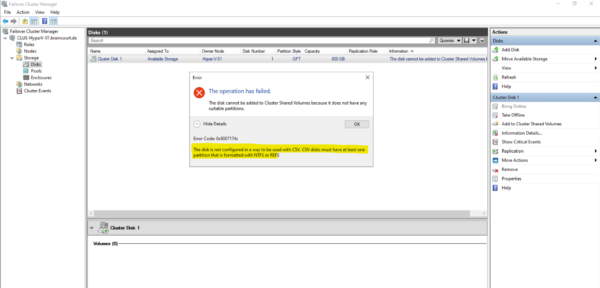 How to Set up a Microsoft Hyper-V Cluster - .matrixpost.net
