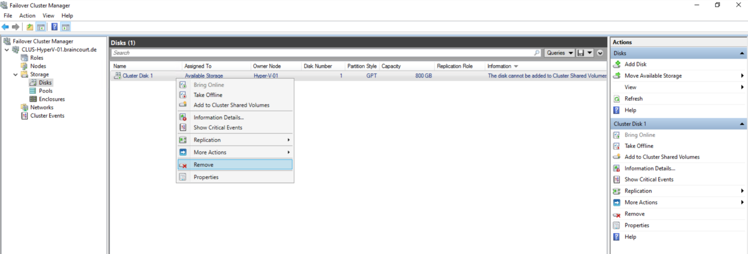 How to Set up a Microsoft Hyper-V Cluster - .matrixpost.net