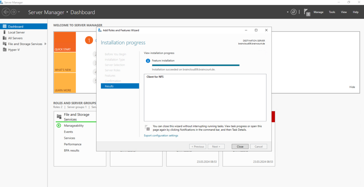 Set up an NFS Server in Windows Server 2022 - .matrixpost.net