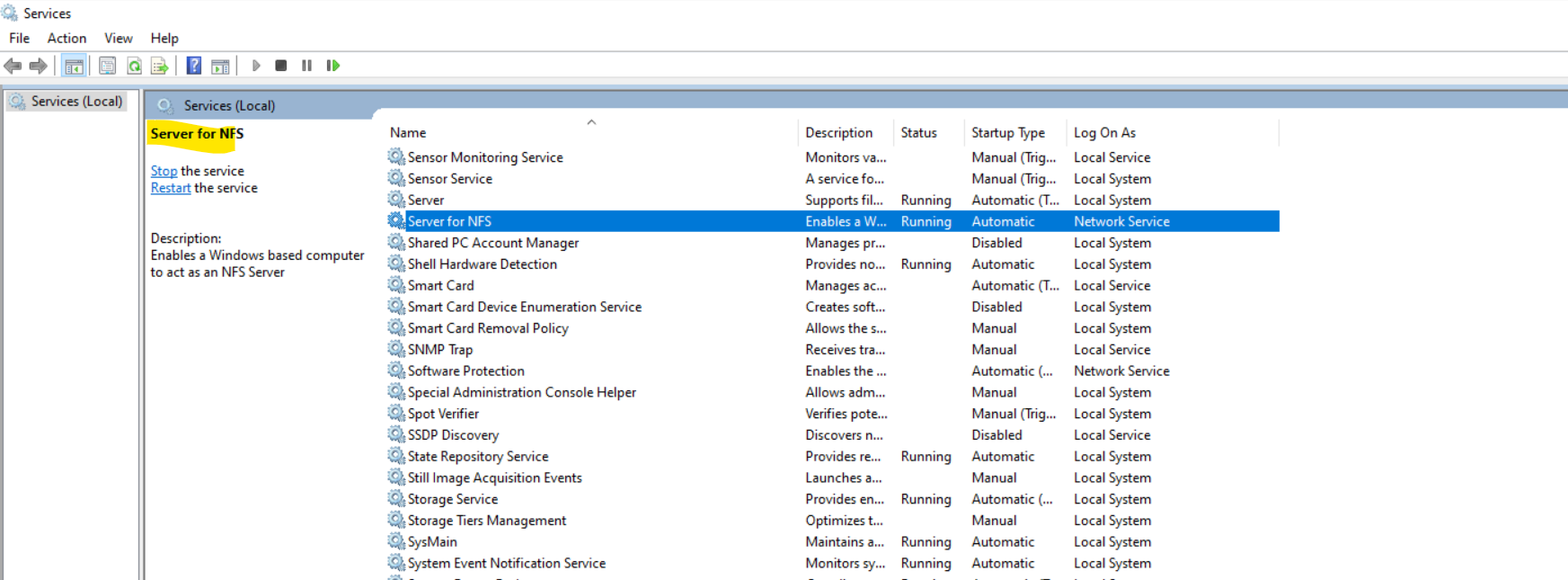 Set up an NFS Server in Windows Server 2022 - .matrixpost.net