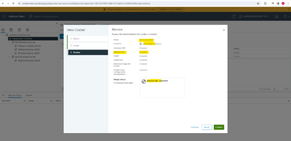 Set up and Deploy a VMware ESXi Host Cluster and Datastore Cluster ...