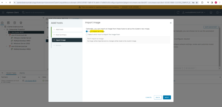 Set Up And Deploy A Vmware Esxi Host Cluster And Datastore Cluster
