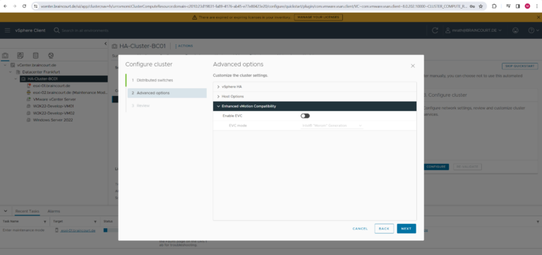 Set up and Deploy a VMware ESXi Host Cluster and Datastore Cluster ...