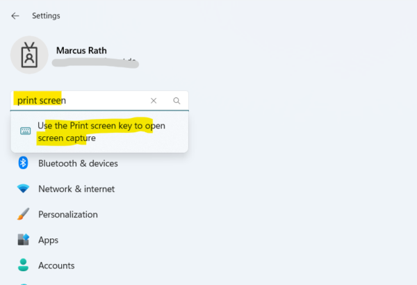 Open Snipping Tool by default when pressing the Print Screen (PrtSC ...