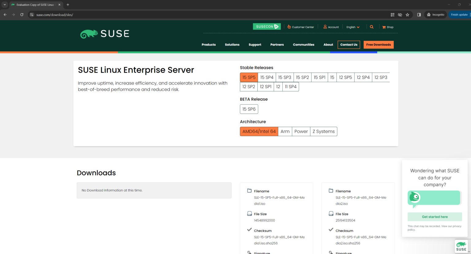 Set up SUSE Linux Enterprise Server 15 - .matrixpost.net