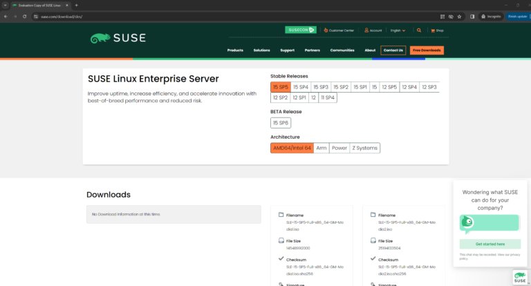 Set up SUSE Linux Enterprise Server 15 - .matrixpost.net