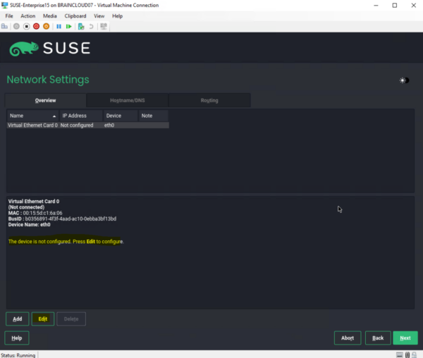 Set up SUSE Linux Enterprise Server 15 - .matrixpost.net