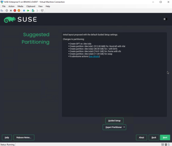 Set up SUSE Linux Enterprise Server 15 - .matrixpost.net
