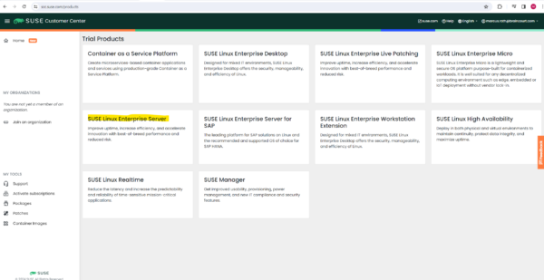 Set up SUSE Linux Enterprise Server 15 - .matrixpost.net