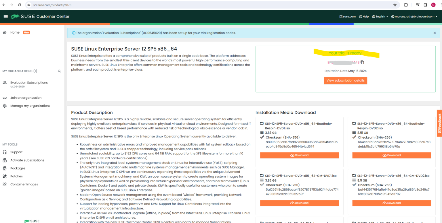 Set up SUSE Linux Enterprise Server 15 - .matrixpost.net