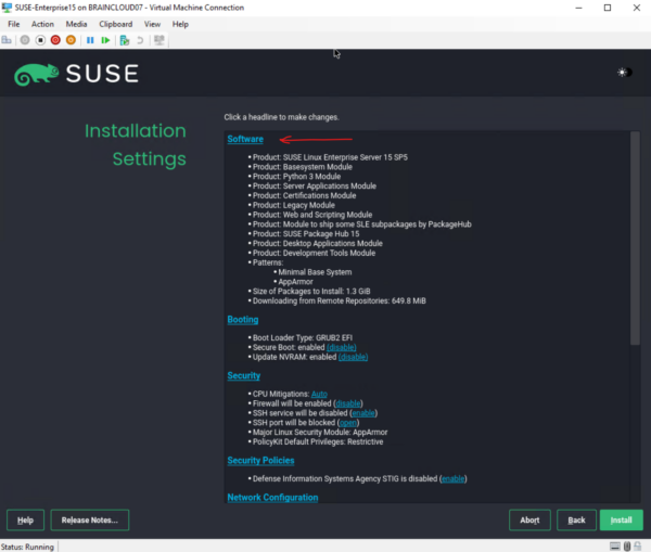Set up SUSE Linux Enterprise Server 15 - .matrixpost.net